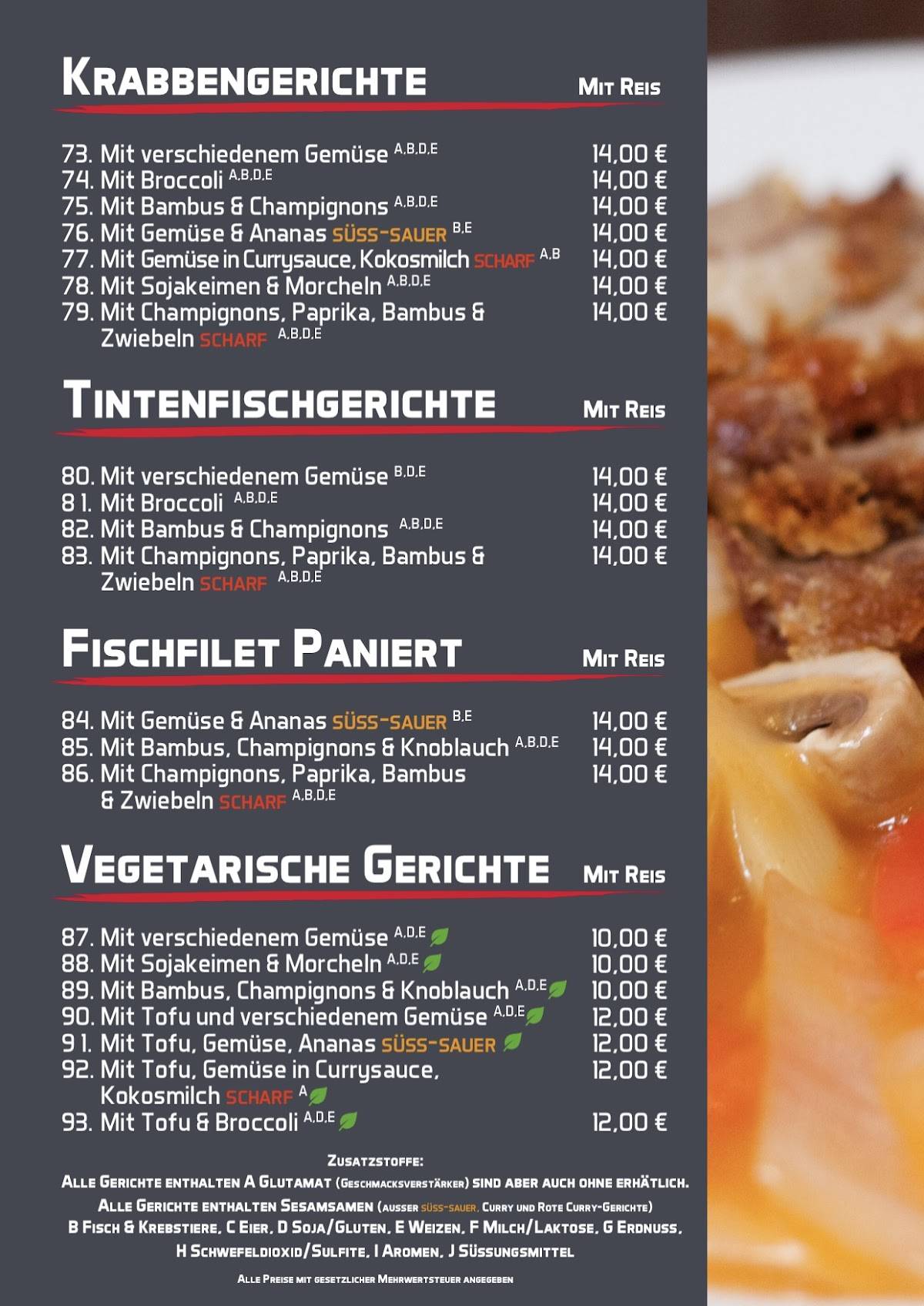Speisekarte von Jakobs Imbiss fast Food, Aachen