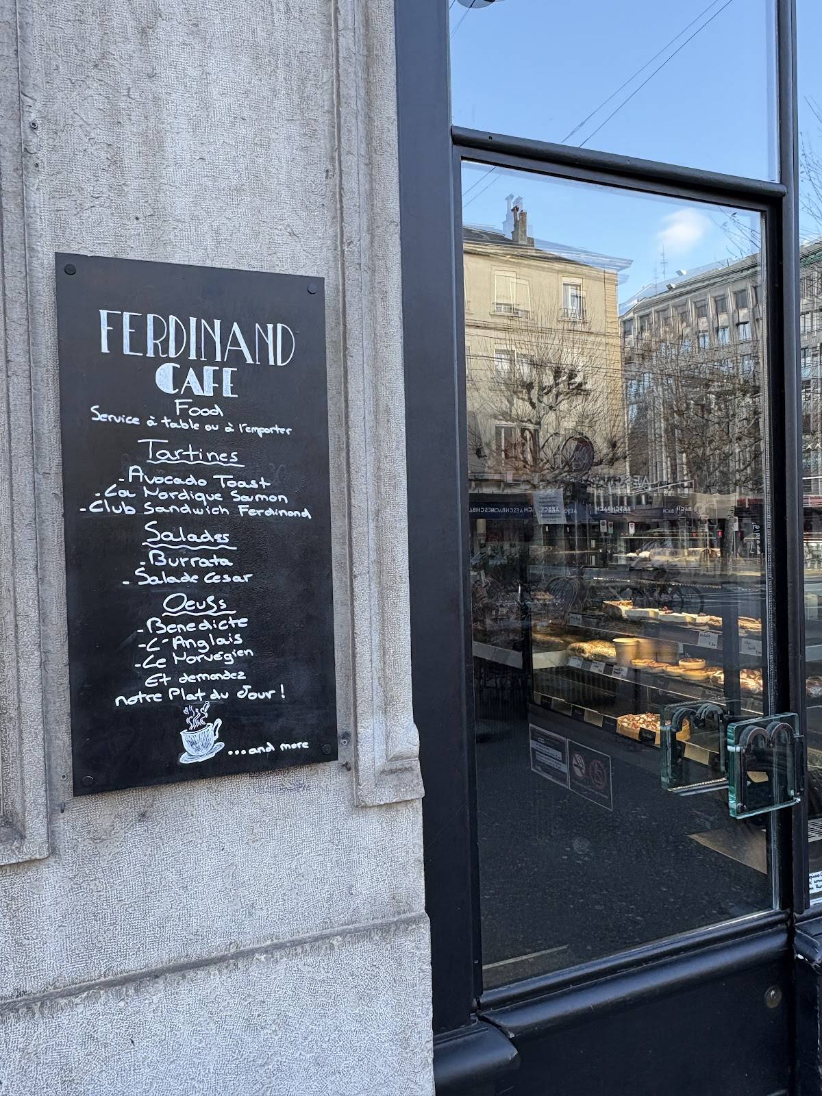 Menu da Ferdinand, Ginevra, Cr de Rive 20