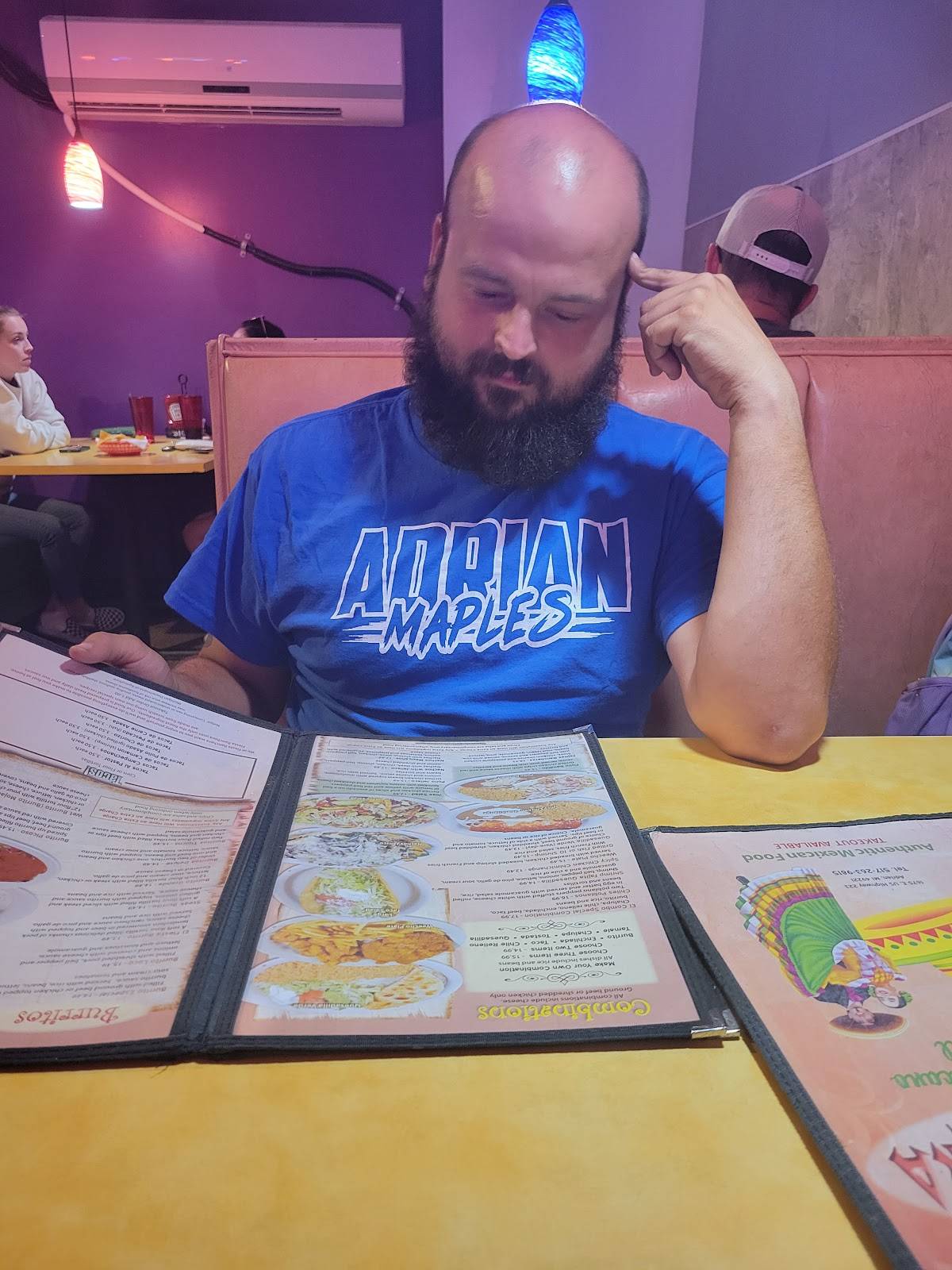 Menu at Fiesta Ranchera Mexican Restaurant, Adrian