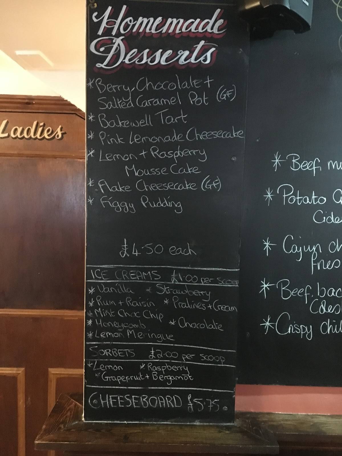 Menu at The Fox & Hounds pub & bar, Fleet