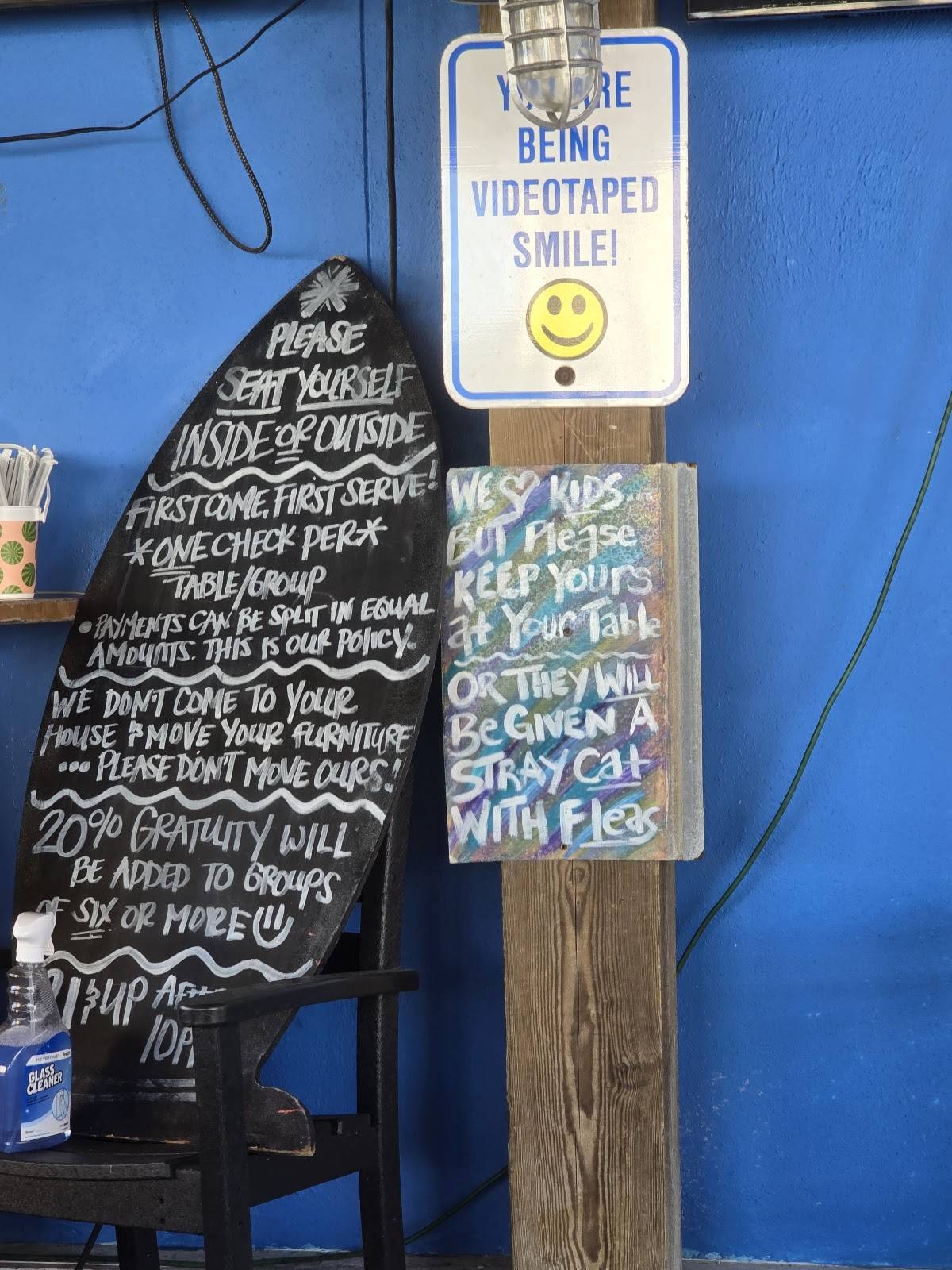 Menu at Flip Flops Bar and Grill, Myrtle Beach