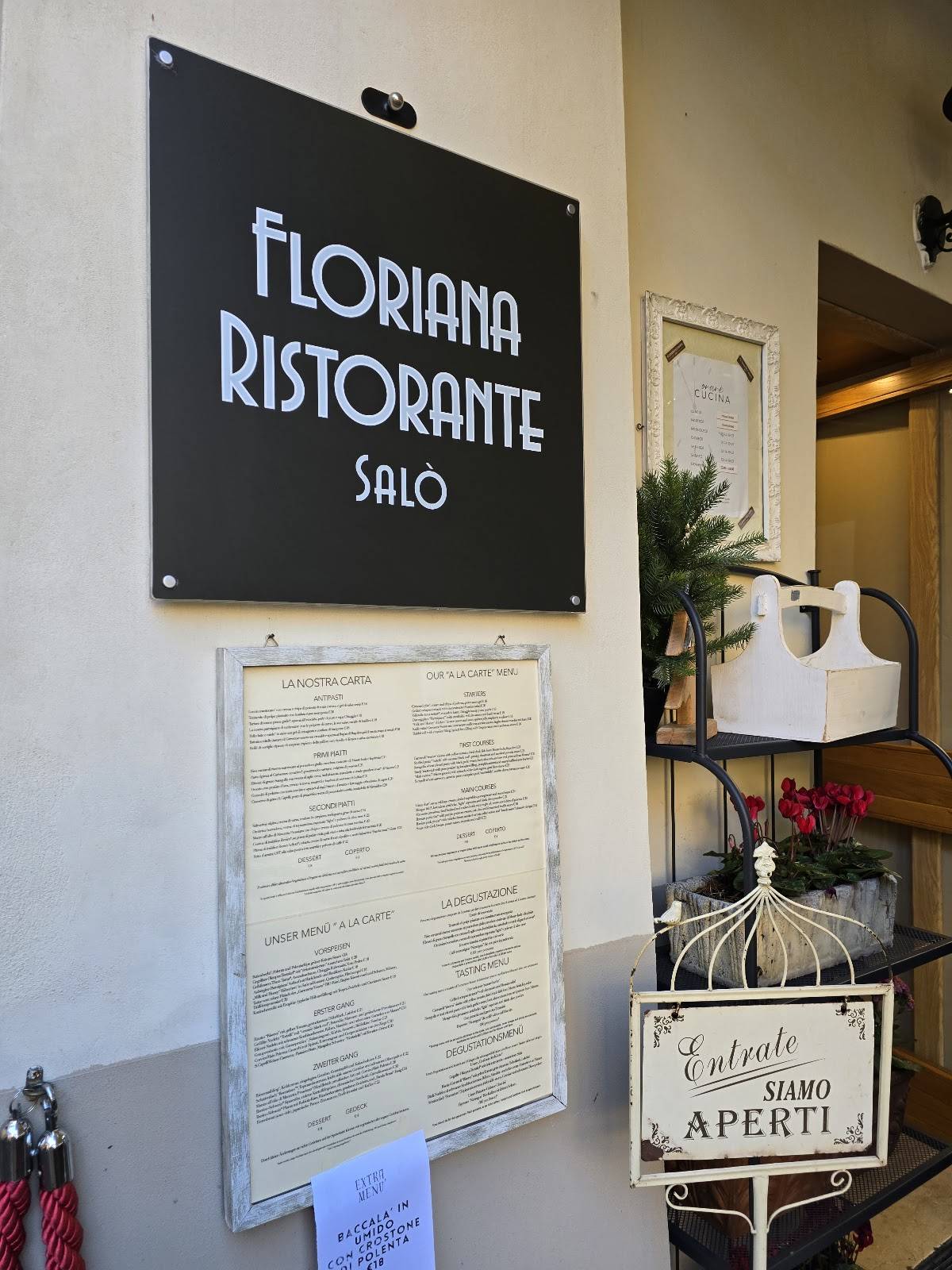 Menu da Floriana Ristorante, Salò