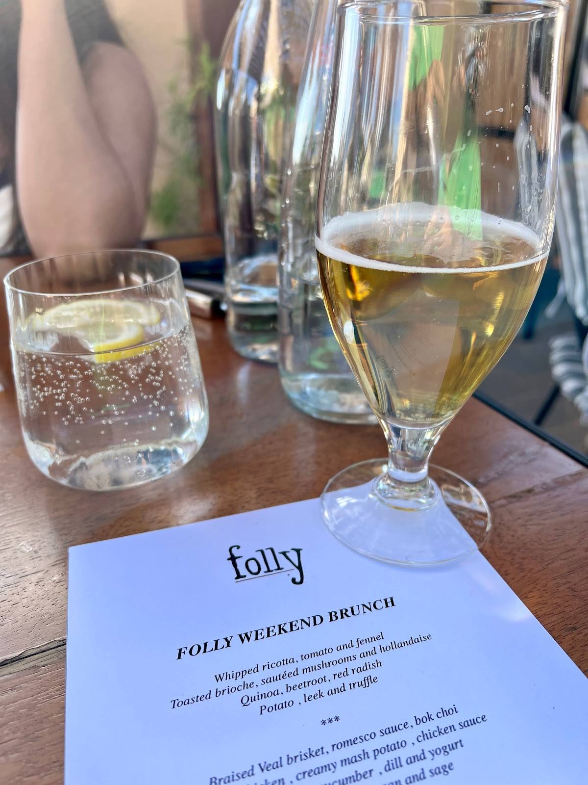 Menu at Folly restaurant, Dubai, Souk Madinat Jumeriah - Unit 27 - 27th St