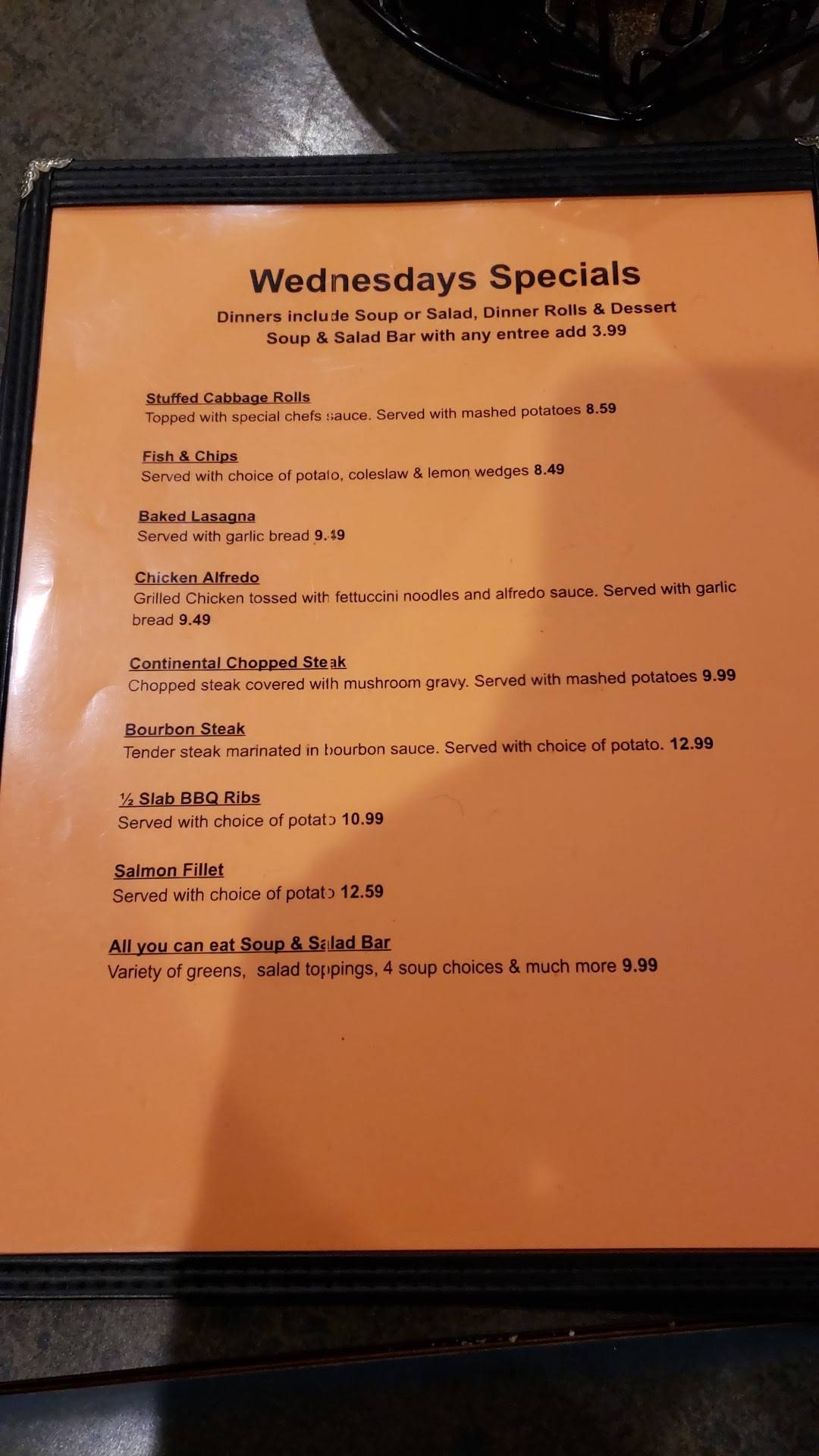 Menu at Faros Restaurant & Cocktails, Fond du Lac
