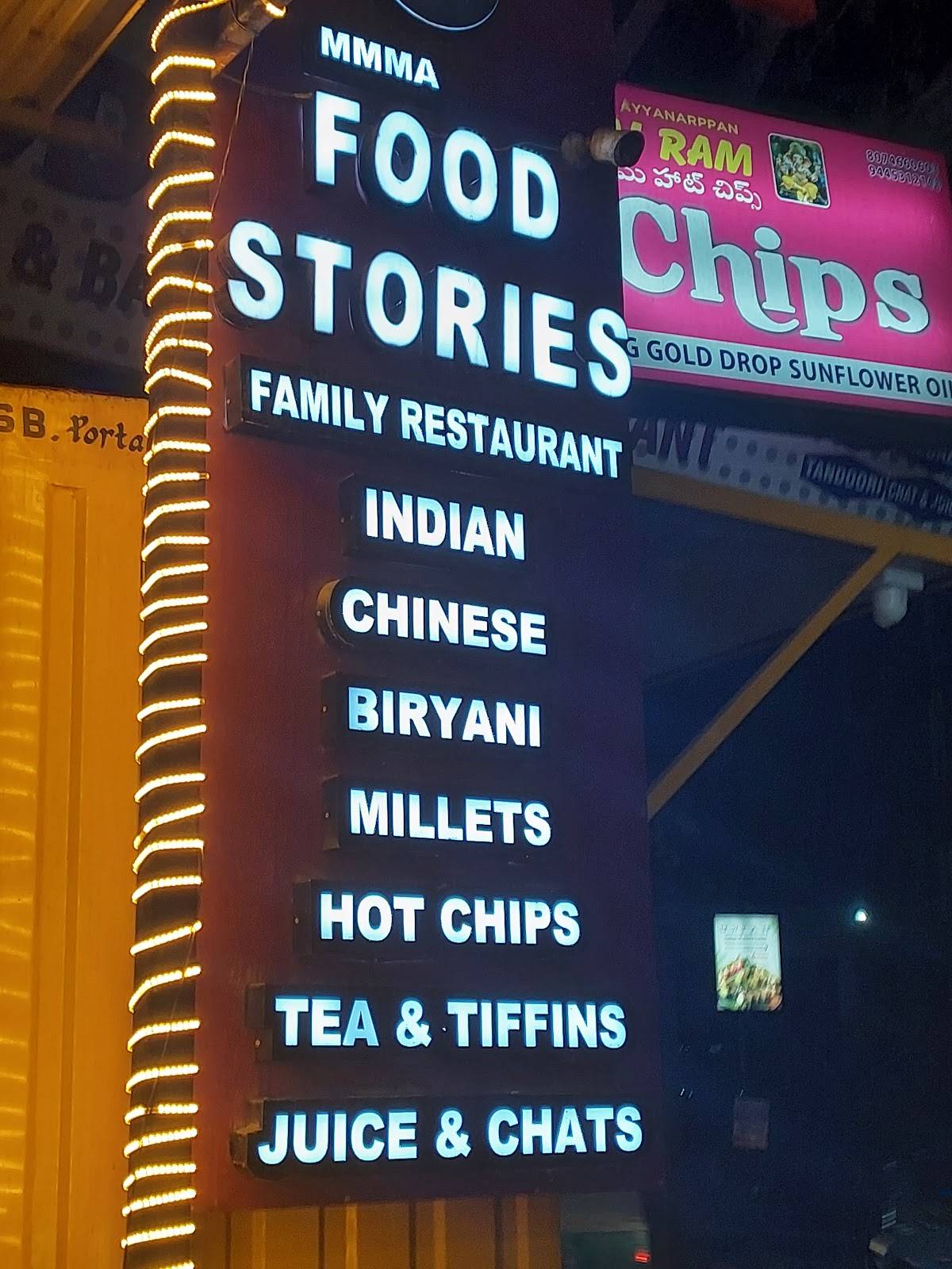 Menu at Food Stories Restaurant, Hyderabad