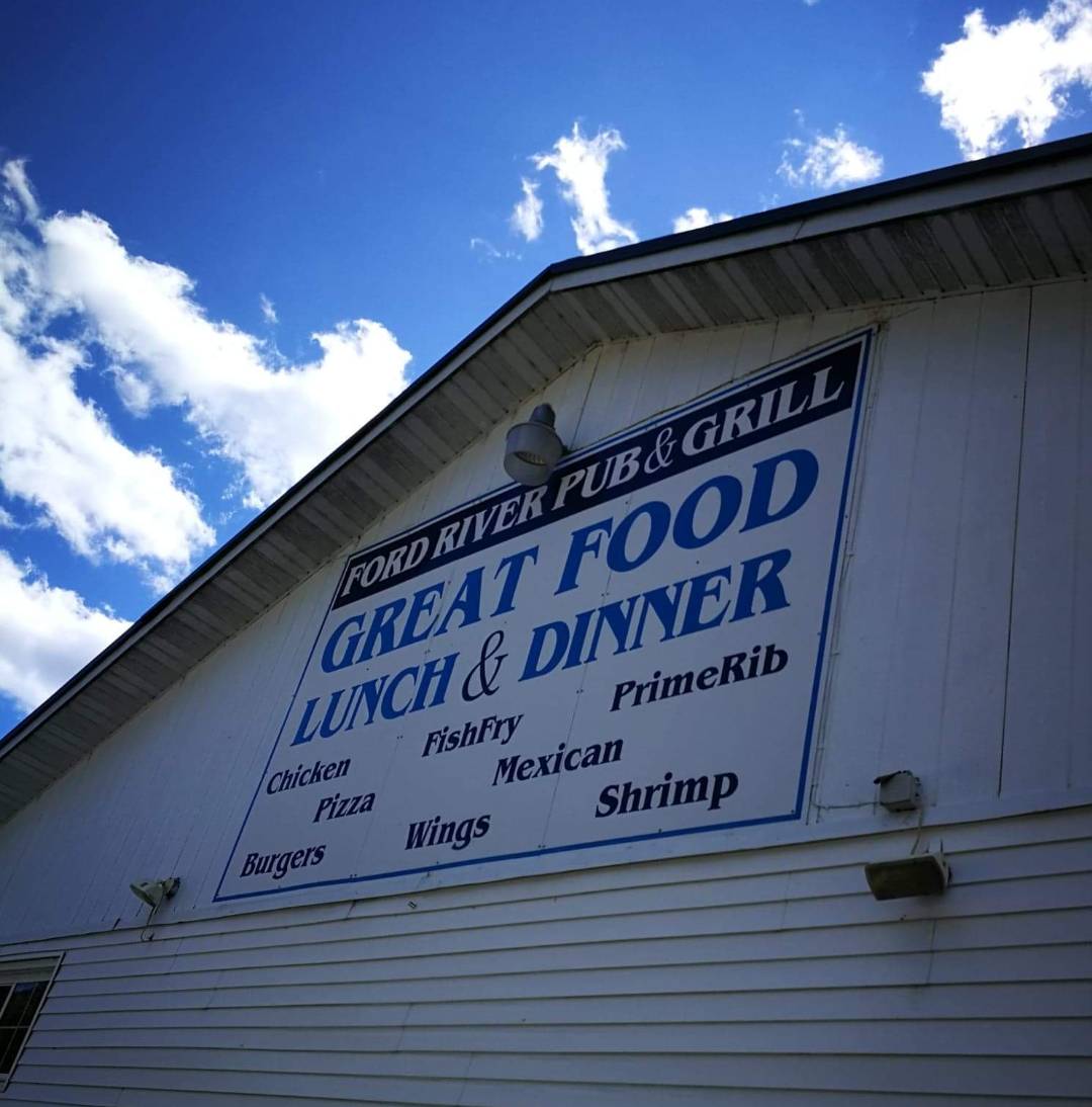 Menu at Ford River Pub & Grill, Escanaba