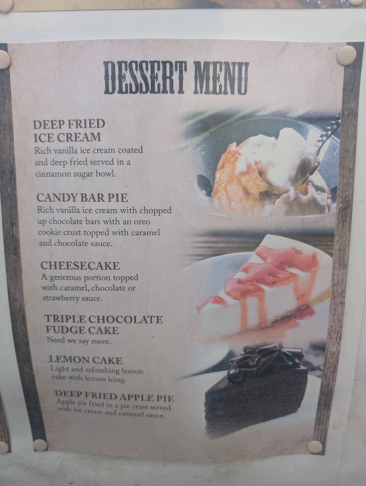 Menu at Swamp Buck Restaurant & Lounge, Fort Kent