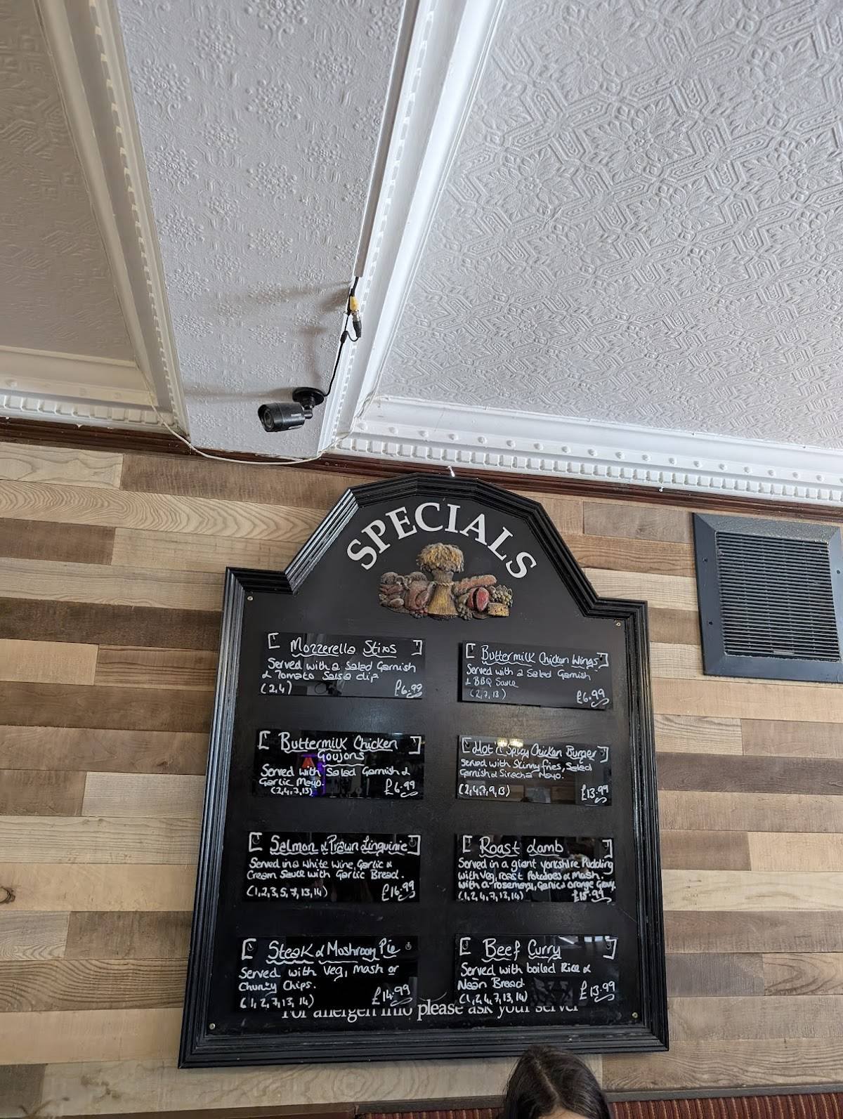 Menu at The Crofter Bar and Restaurant, Fort William