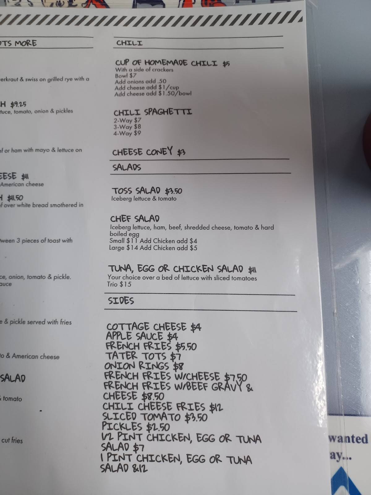 Menu at Fort Wright Family Restaurant, Fort Wright