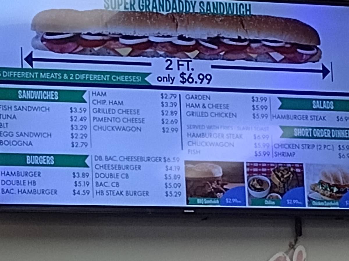 Menu at Frank Allen's Market & Grill restaurant, Sevierville