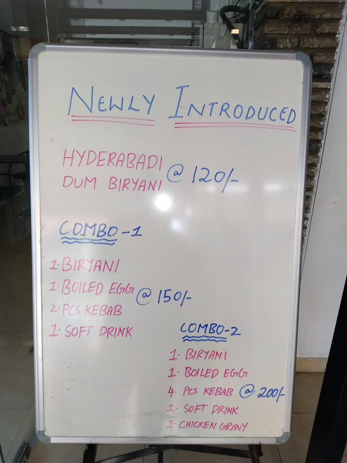 Menu at Frozen Hub, Bengaluru