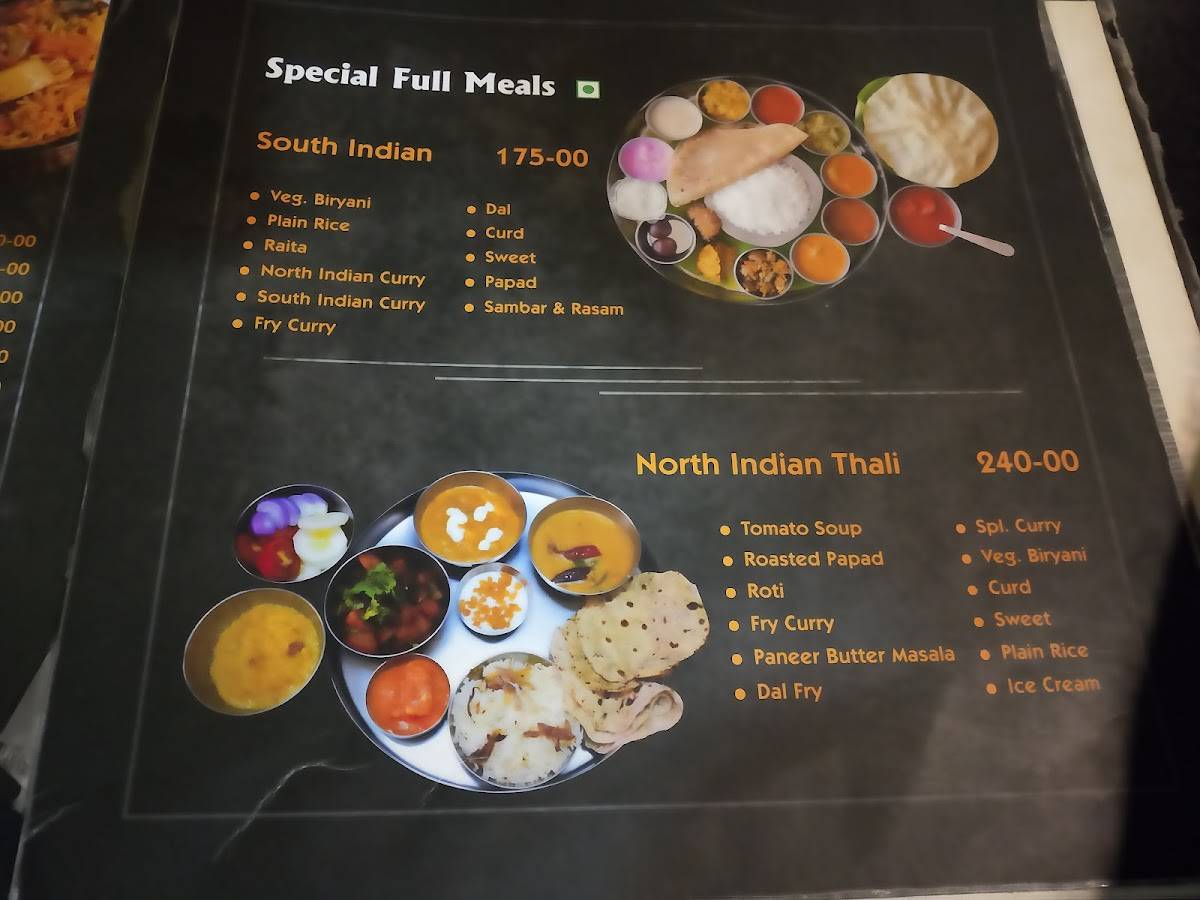Menu at Geetha Bhavan, Karimnagar, Near