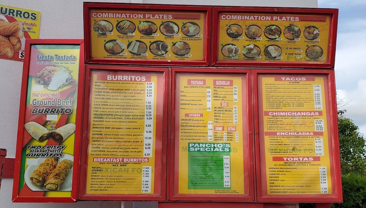 Menu at Gerardo’s Mexican Food restaurant, Topeka