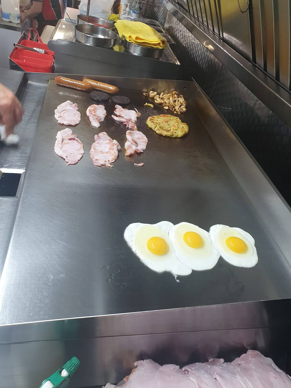 Menu at Ginas Cafe, Gillingham