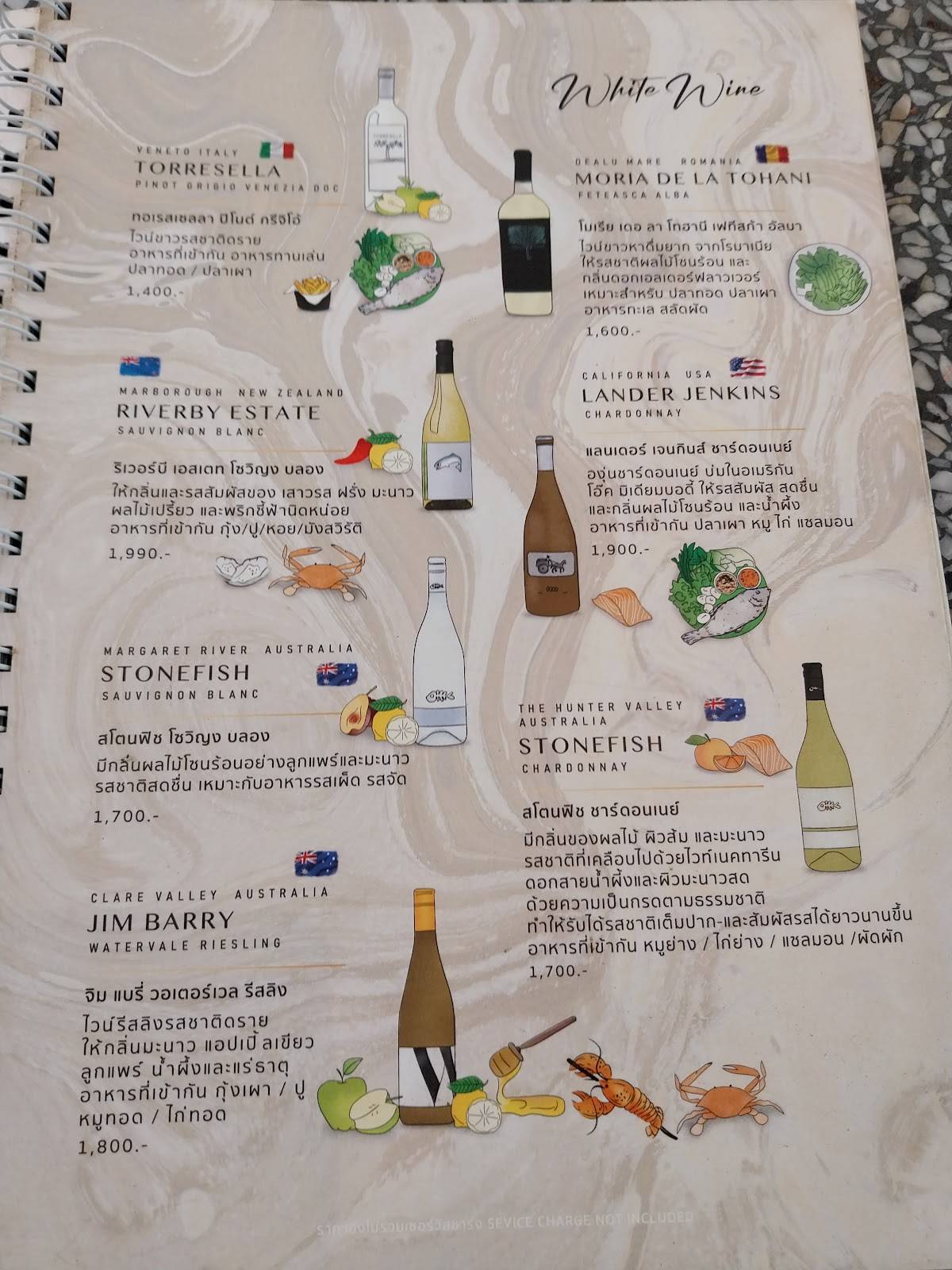 Menu at Glass House Boho restaurant, Na Chom Thian