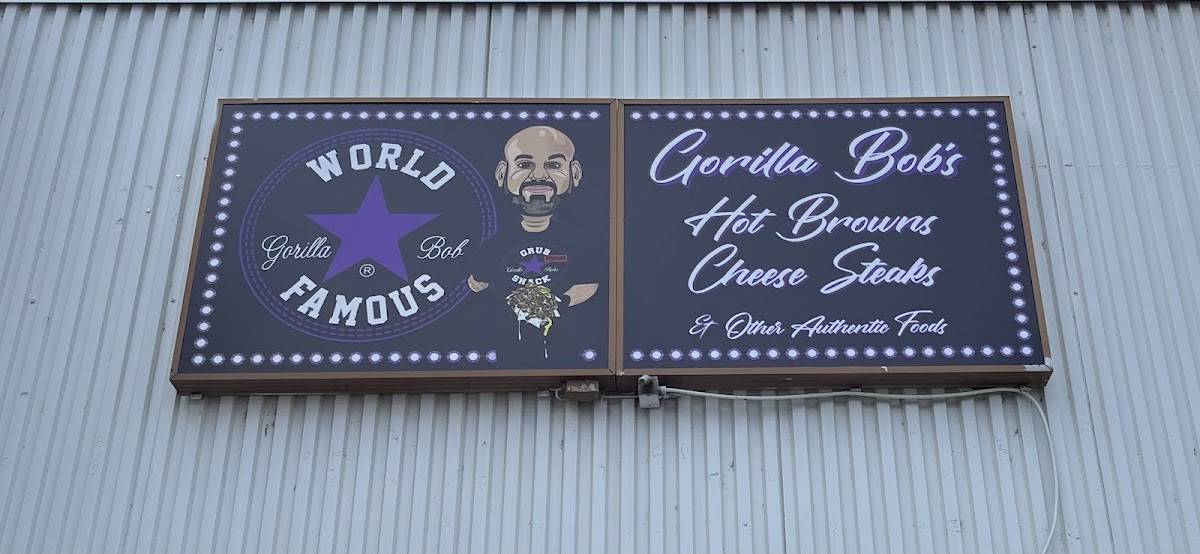 Menu at Gorilla Bob's Grub Shack restaurant, Louisville, 8533 Terry Rd