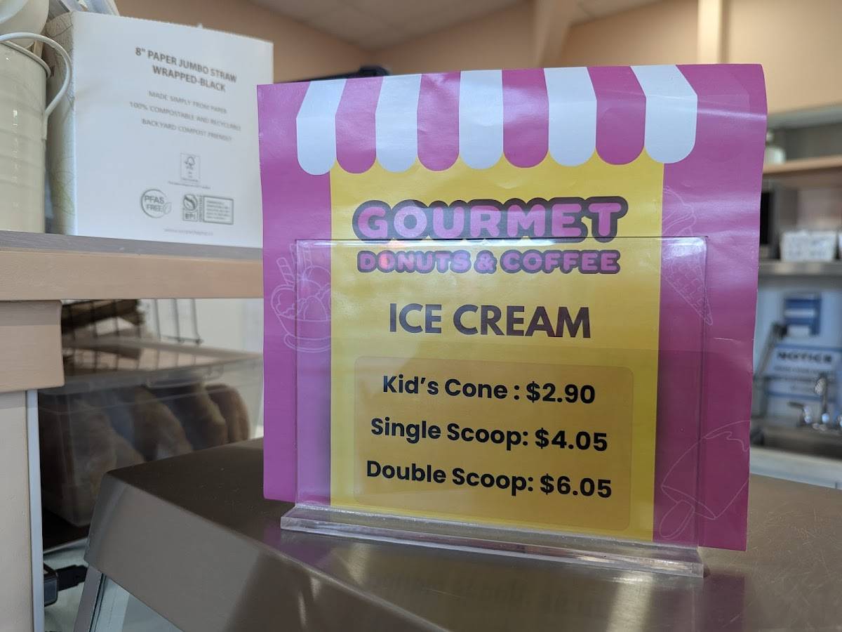 Menu at Gourmet Donuts & Coffee cafe, Langley Township