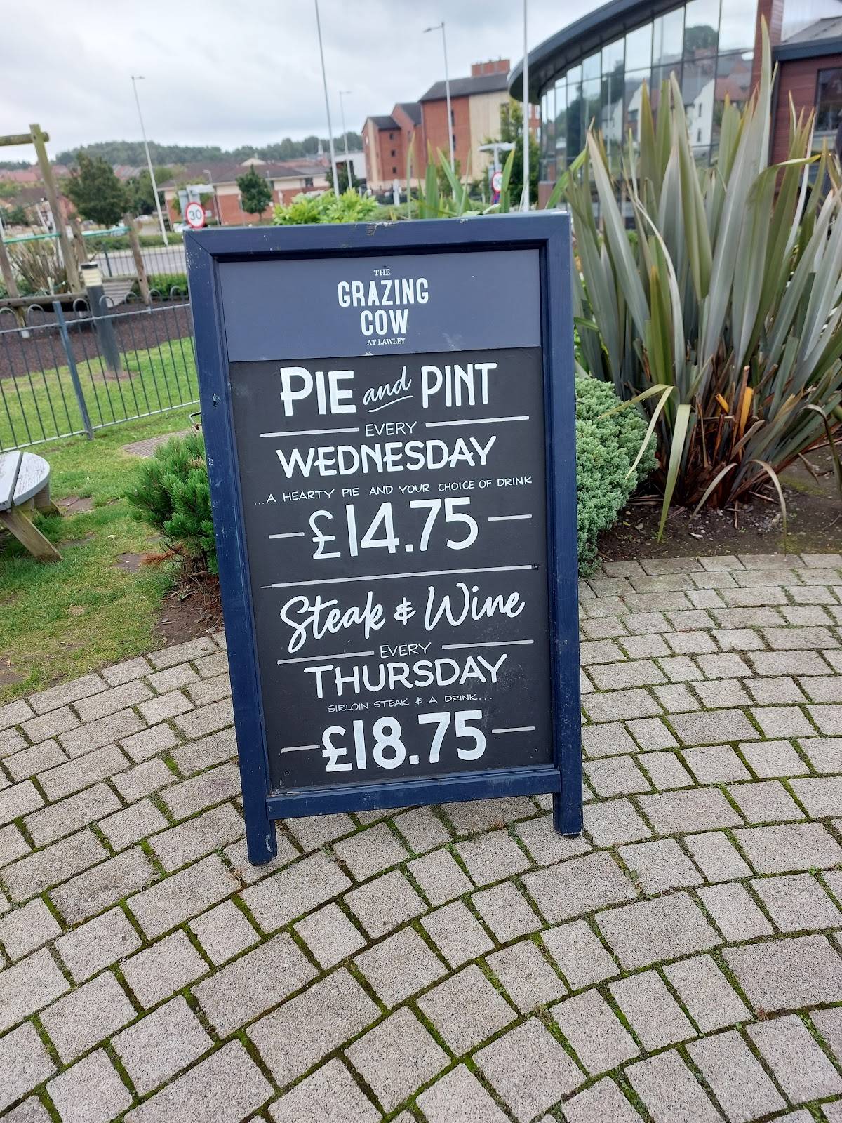 Menu at Grazing Cow at Lawley pub & bar, Telford, Gresham Dr