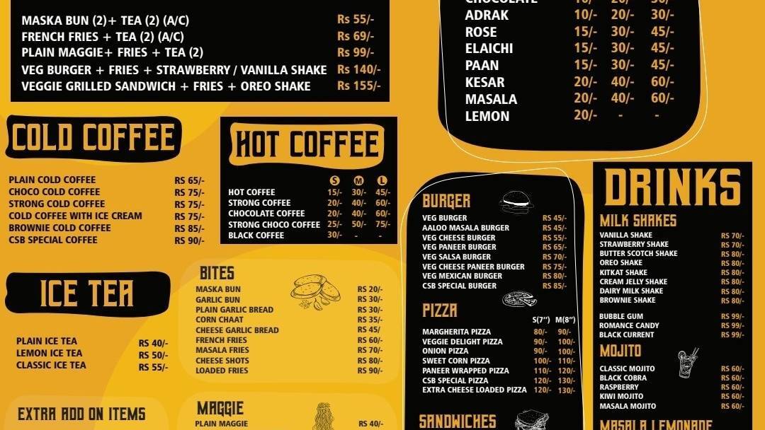 Menu at Chai Sutta Bar, Greater Noida, Lower Ground Floor-18