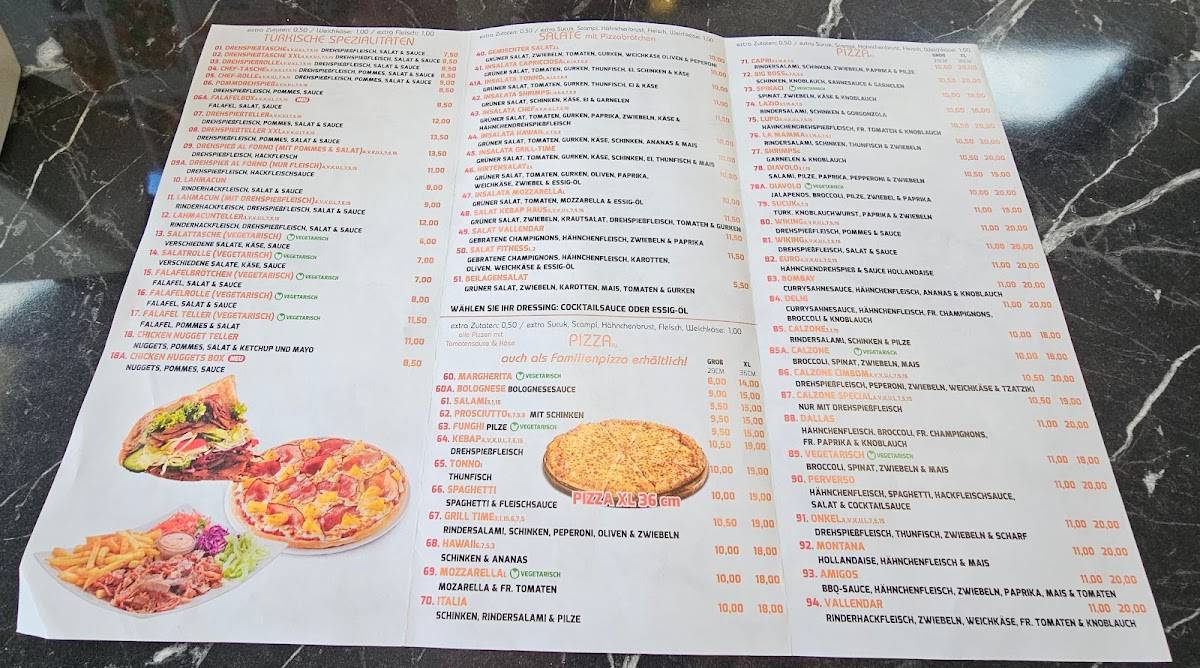 Speisekarte von Grill Time restaurant, Vallendar