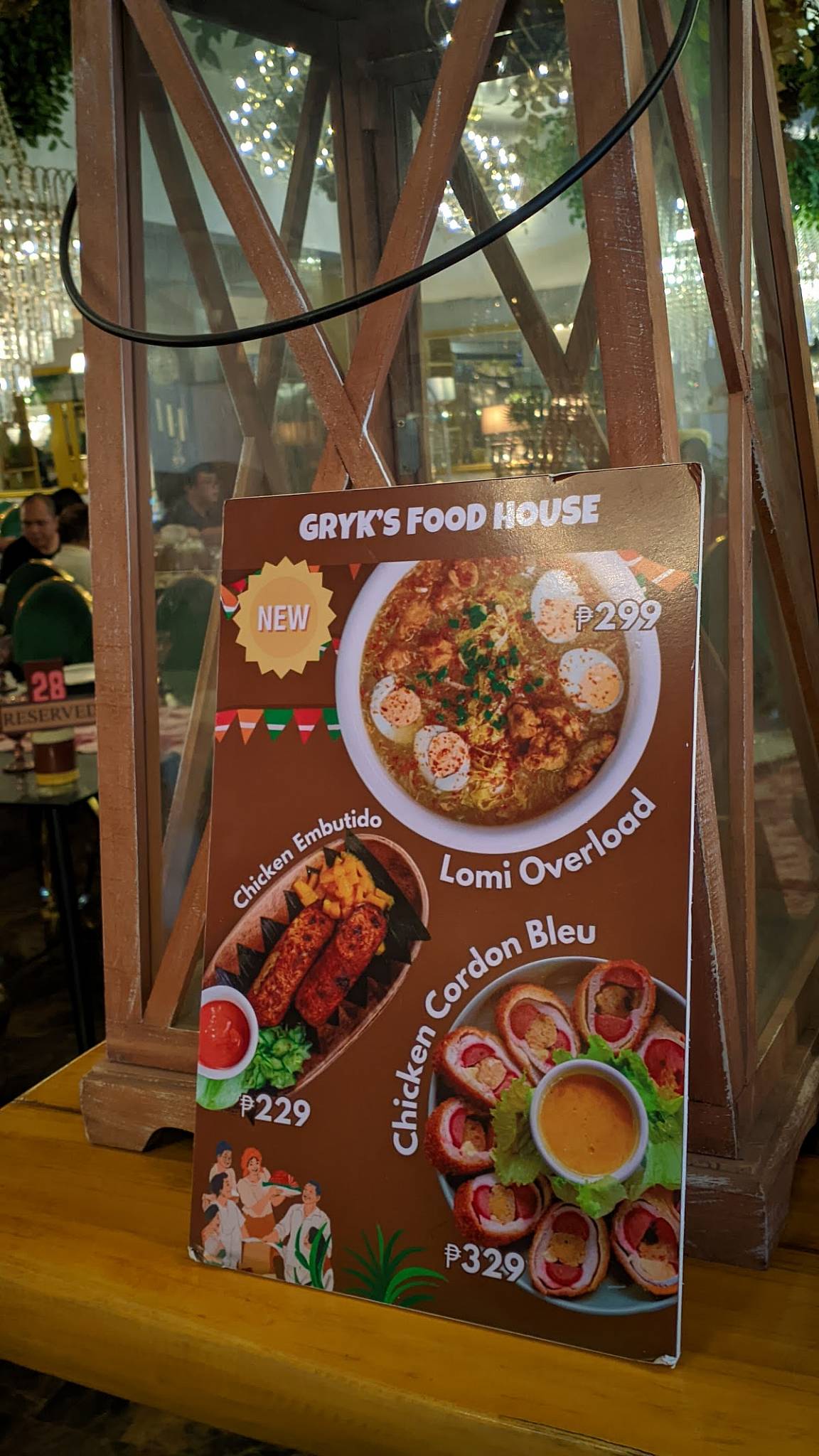 Menu at Gryk's Food House GenSan restaurant, General Santos City