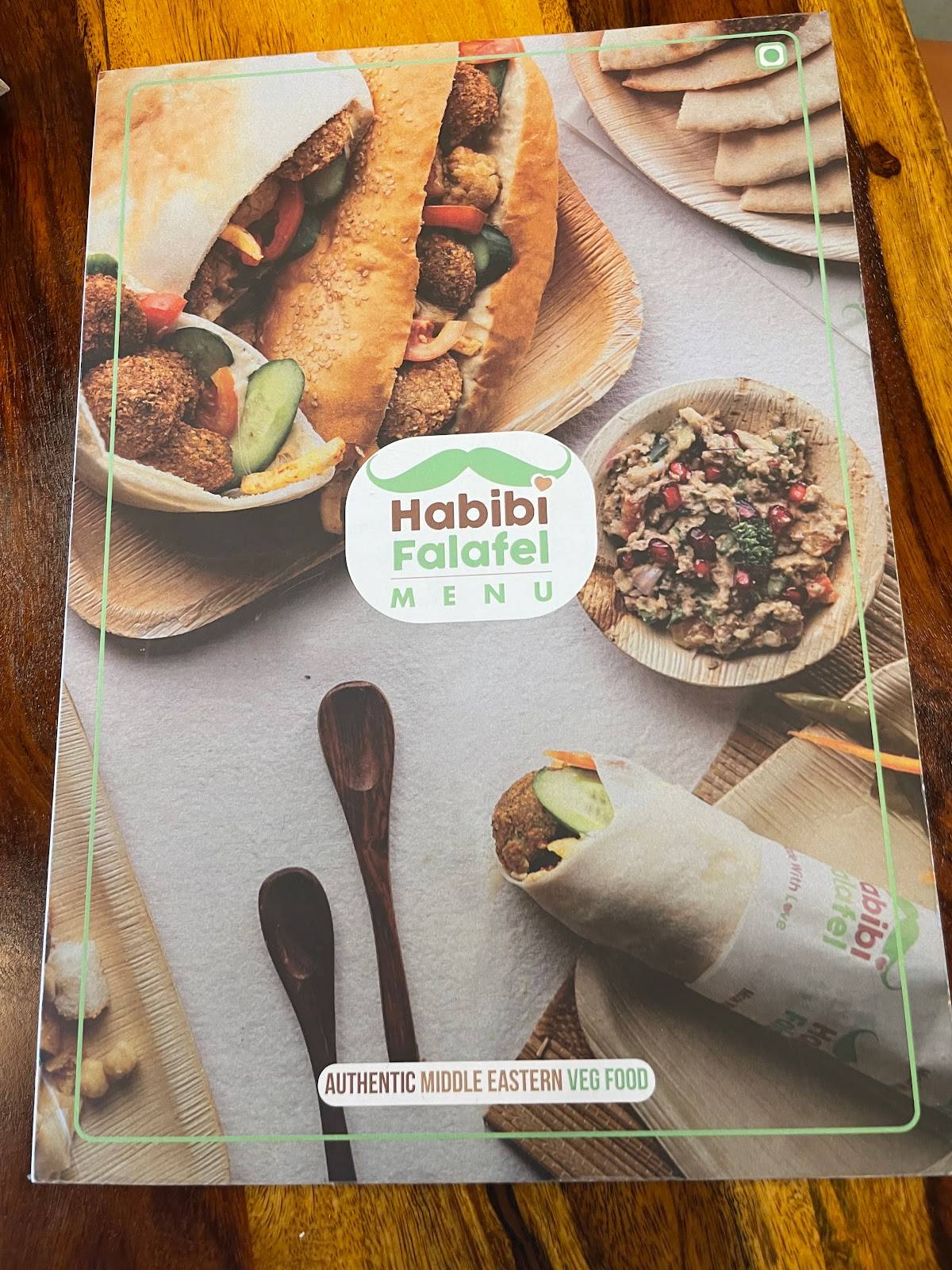 Menu at Habibi Falafel, Bengaluru, 2, 100 Feet Ring Rd