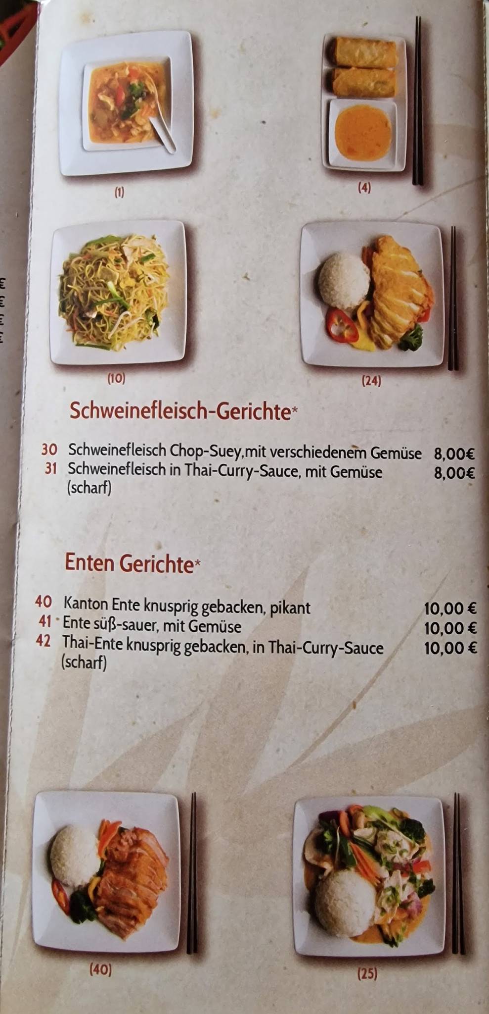 Speisekarte von Haiky Asian Food fast Food, Deggendorf