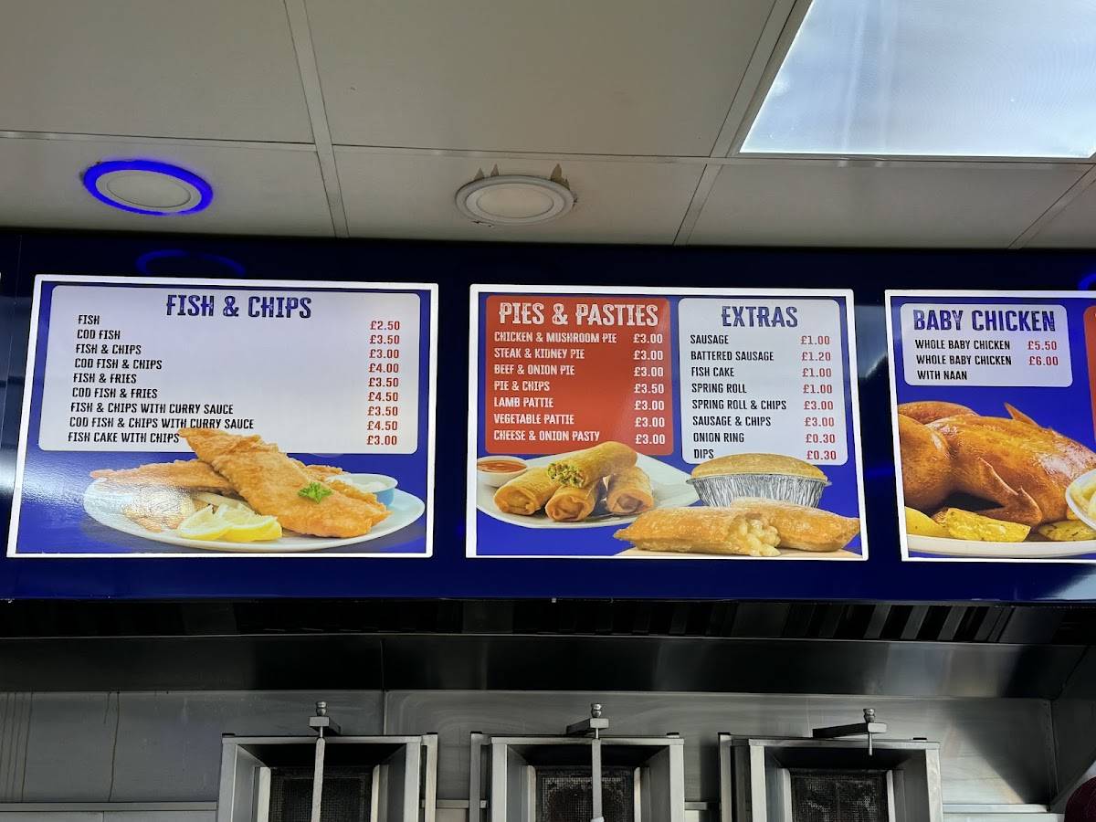 Menu at Hassan Kebab House restaurant, Birmingham