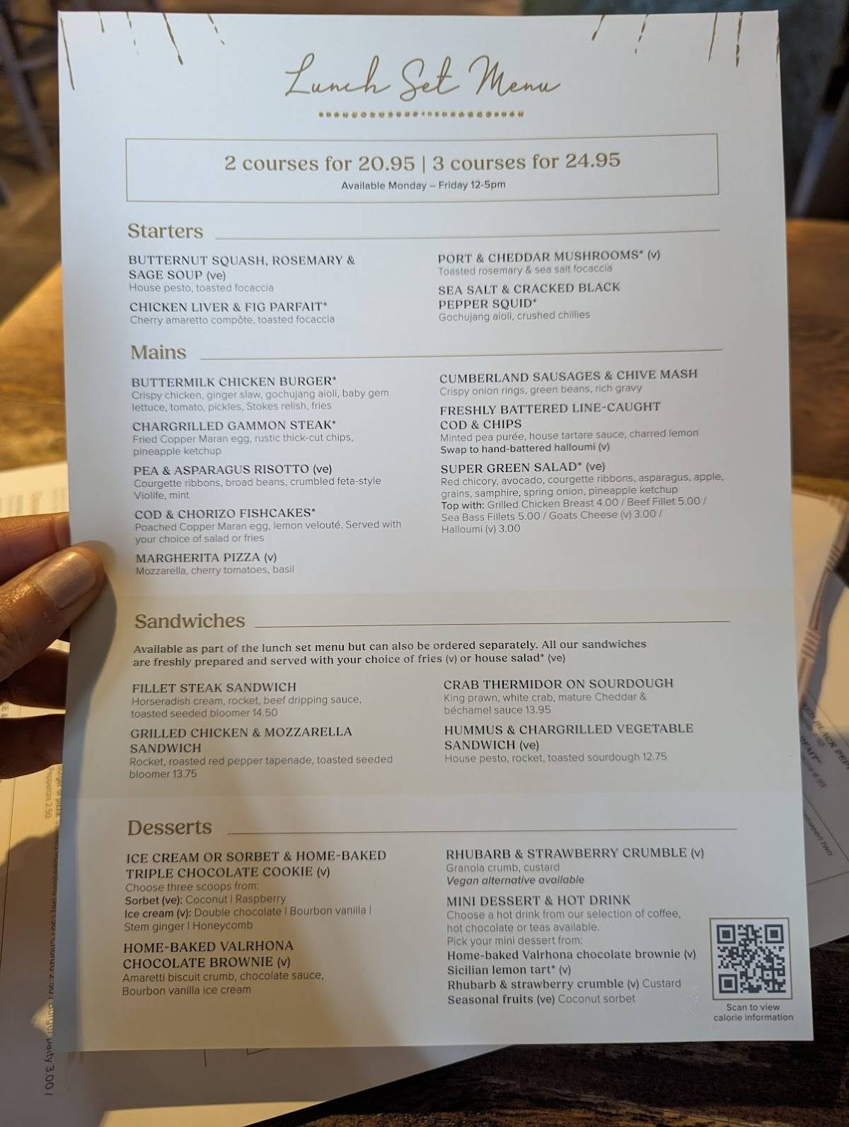 Menu at Hawk Battlesbridge Wickford pub & bar, Wickford