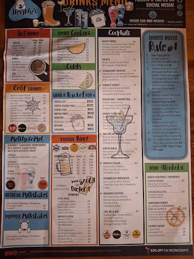 Speisekarte von Hennie's Moreleta Restaurant, Pretoria