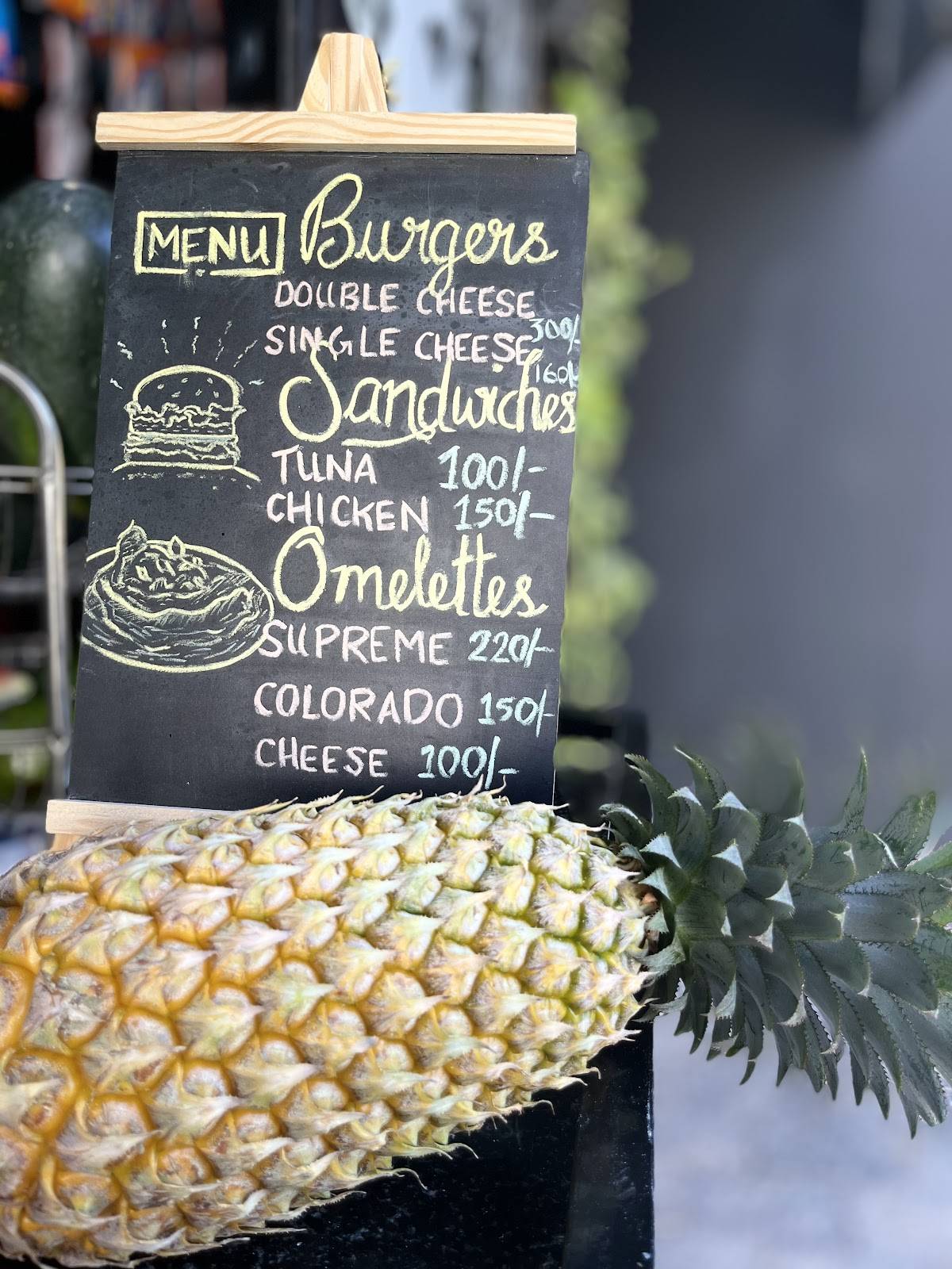 Menu at Hidden Space Cafe, Ernakulam