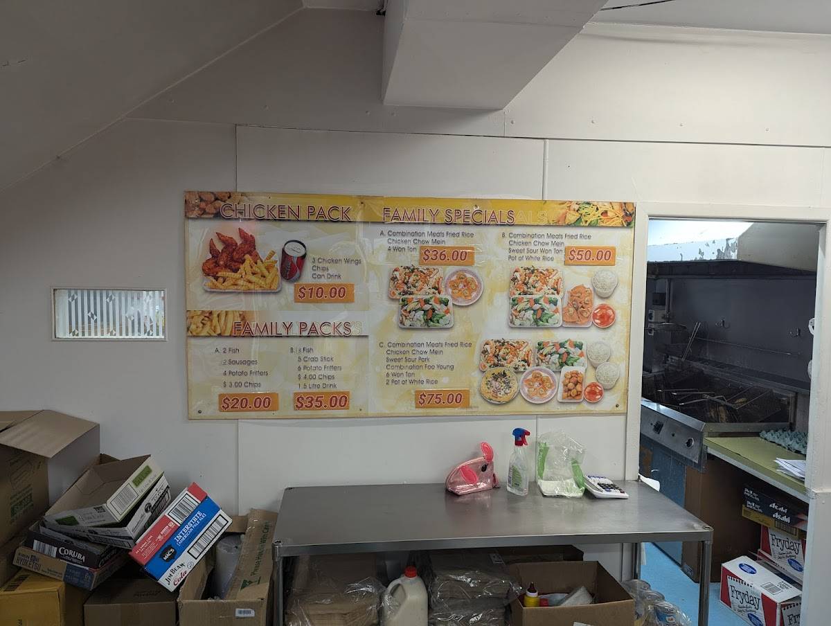 Menu at Hill Top Chinese European Takeaways fast food, Red Beach, 180 ...