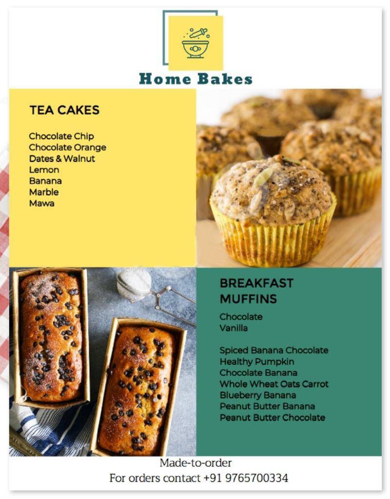 Menu at HomeBakes_Pune, Pune