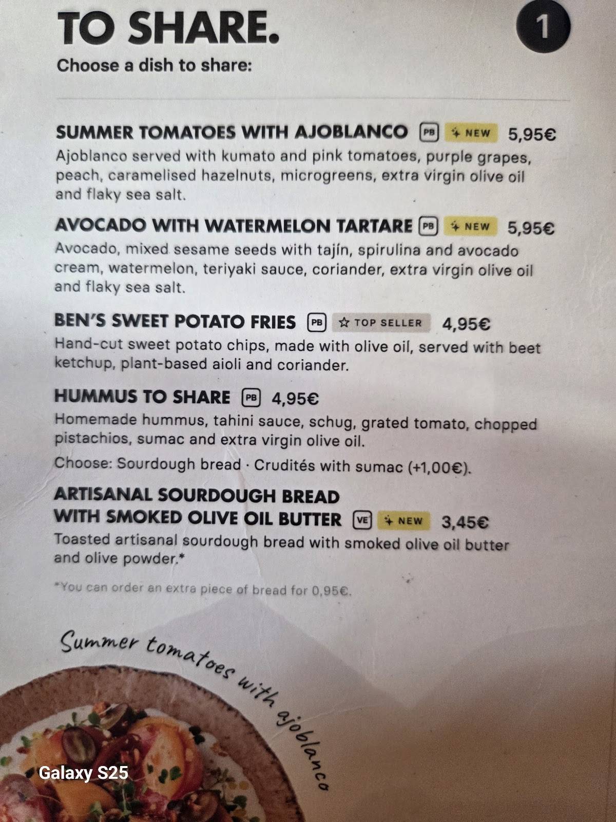 Menu em Honest Greens Parque das Nações restaurante, Lisboa, Alameda ...