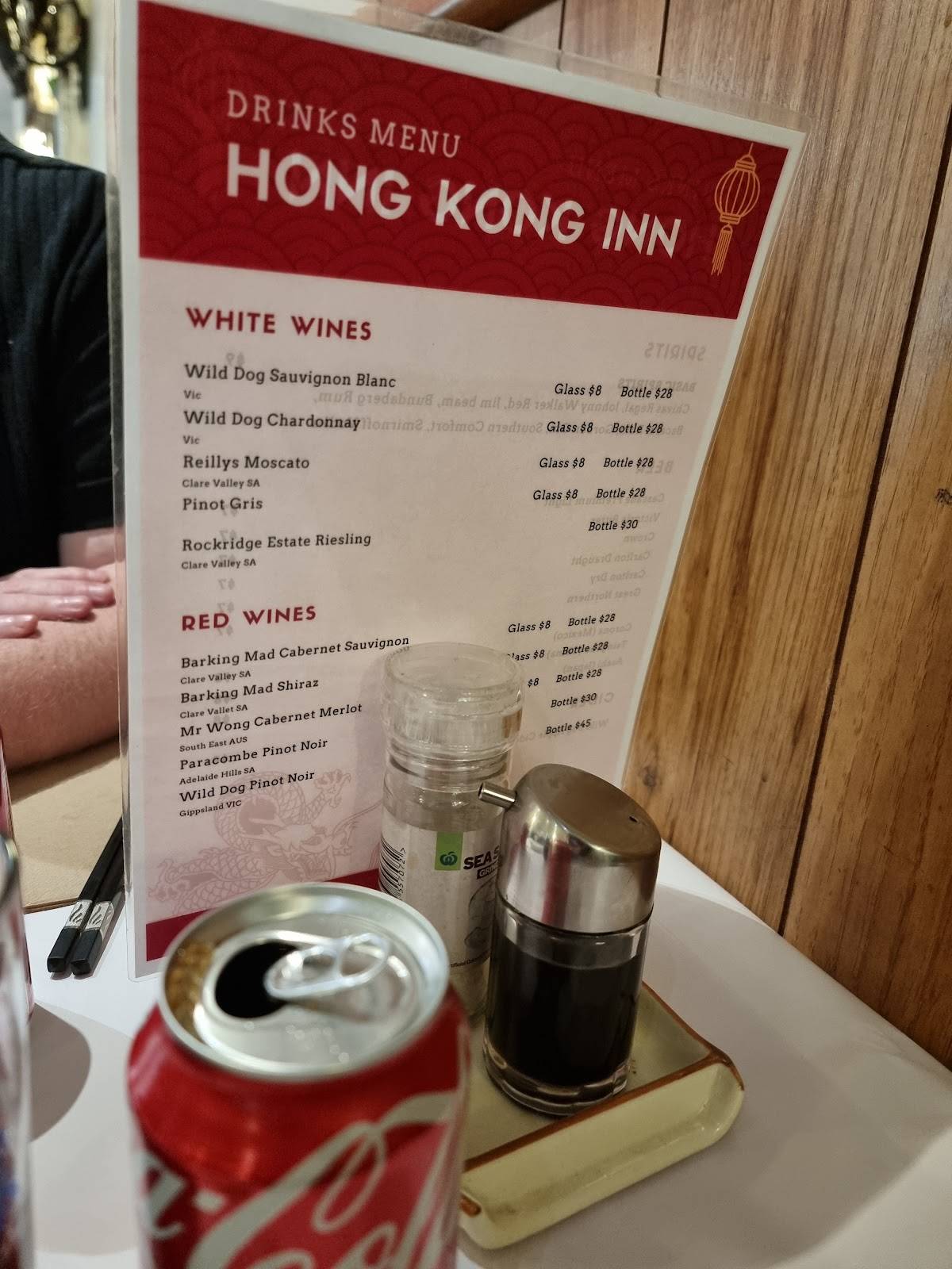 Menu at Hong Kong Inn Resturant fast food, Drouin