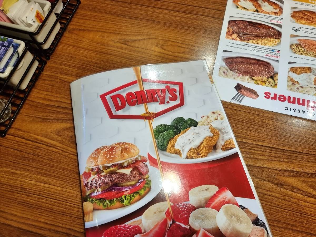 Menu at Denny's restaurant, Honolulu, 205 Lewers St