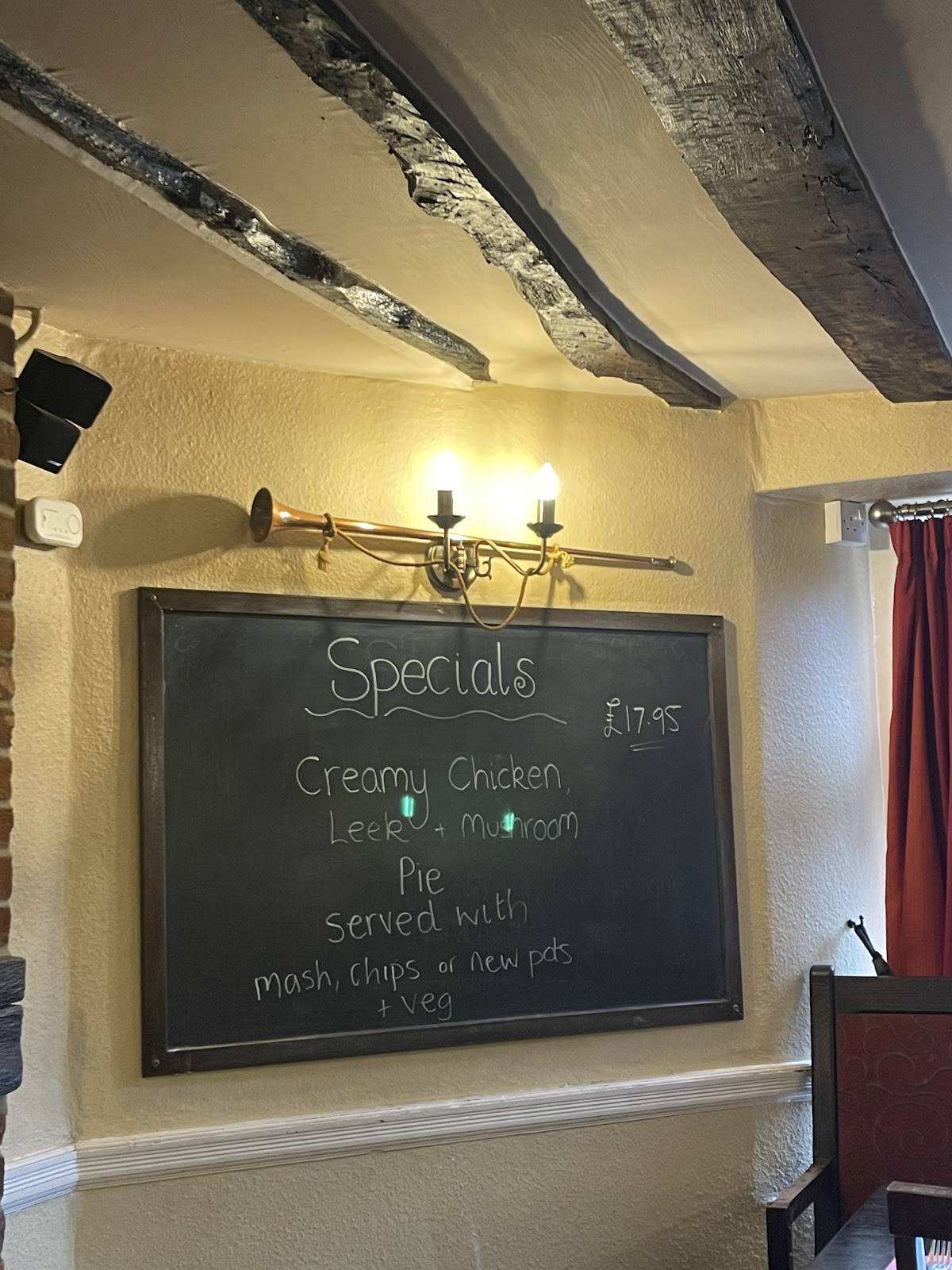 Menu at Fox & Goose pub & bar, Greywell, The St