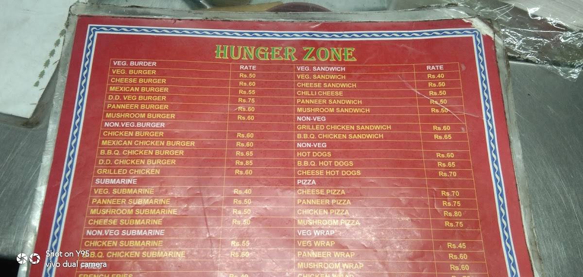 Menu at Hot Momos, Chennai