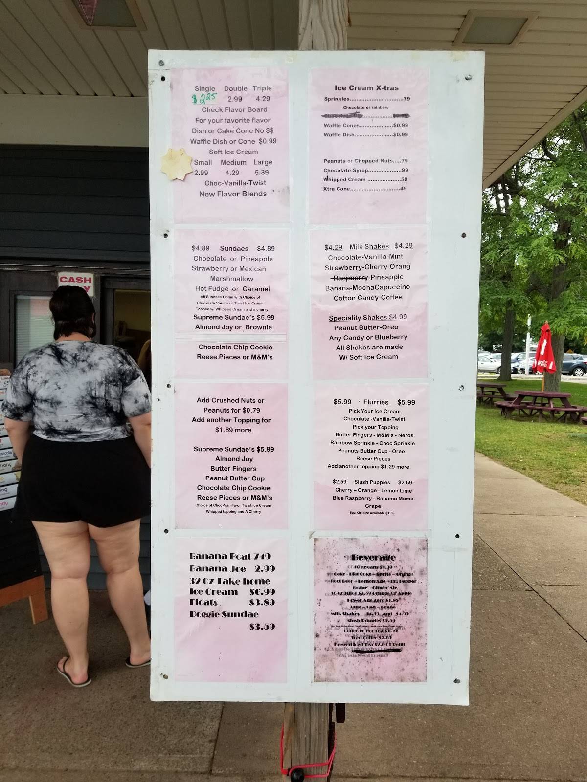 Menu at Hot's Point pub & bar, Sodus Point