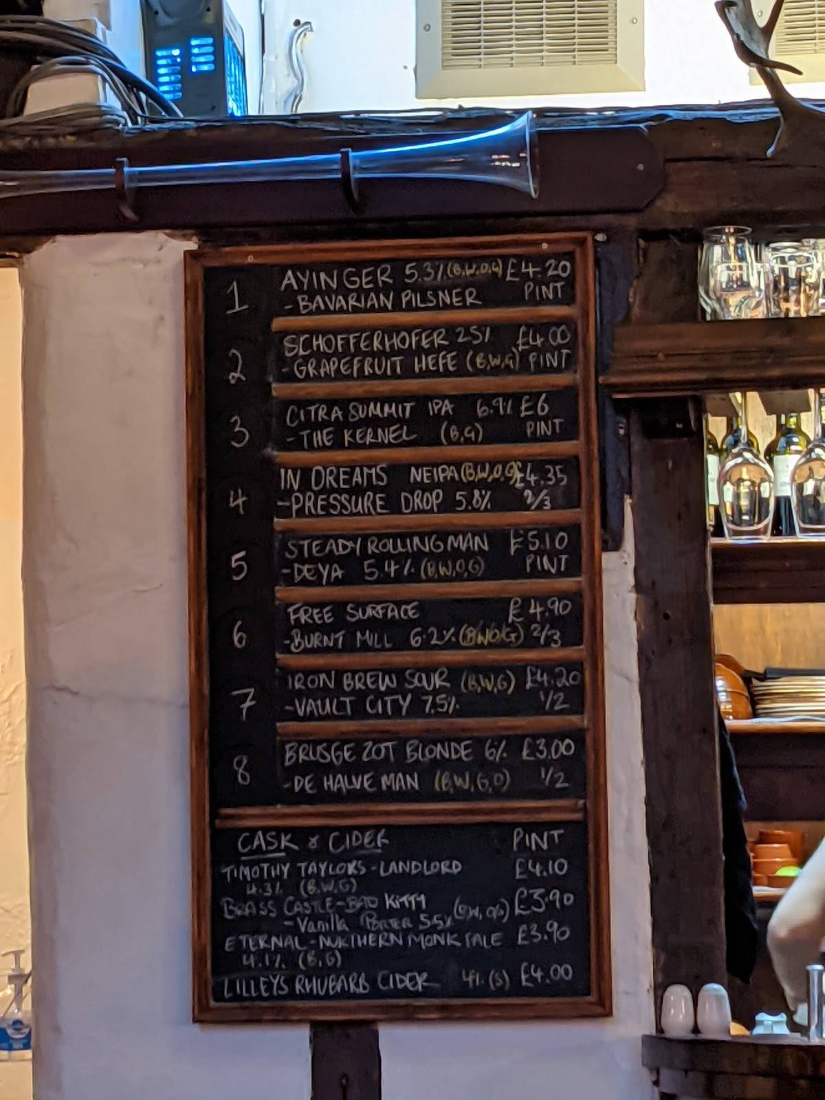 Menu at House Of The Trembling Madness // Stonegate (The Original) pub ...