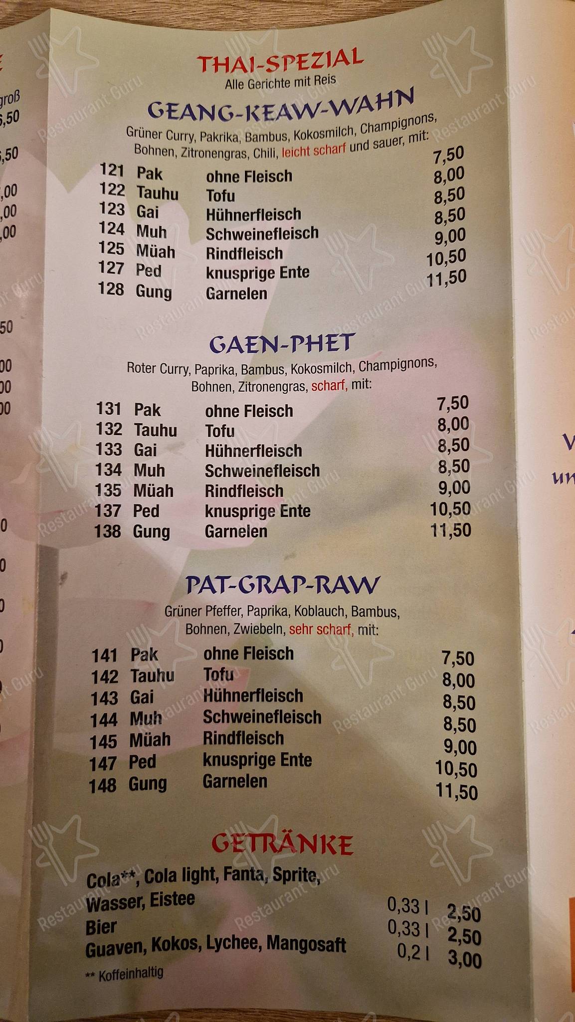 Speisekarte von Imbiss Lotus pub & Bar, Prüm