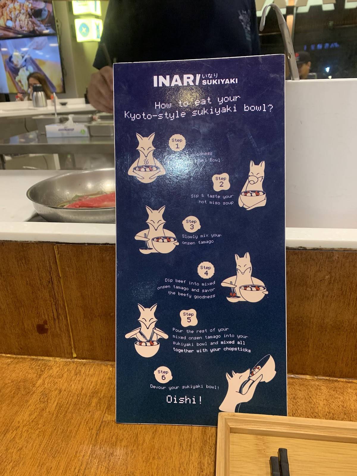 Menu at Inari Sukiyaki - QC restaurant, Quezon City, J27Q+R23