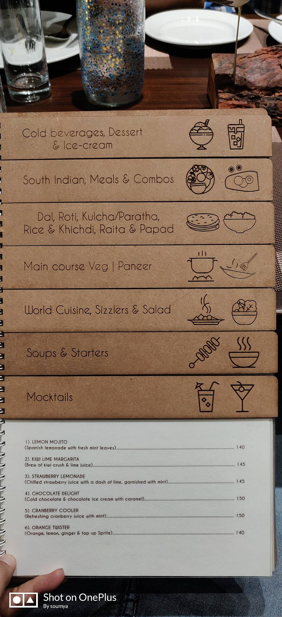 Menu at Indian Salt, Vadodara, Besides