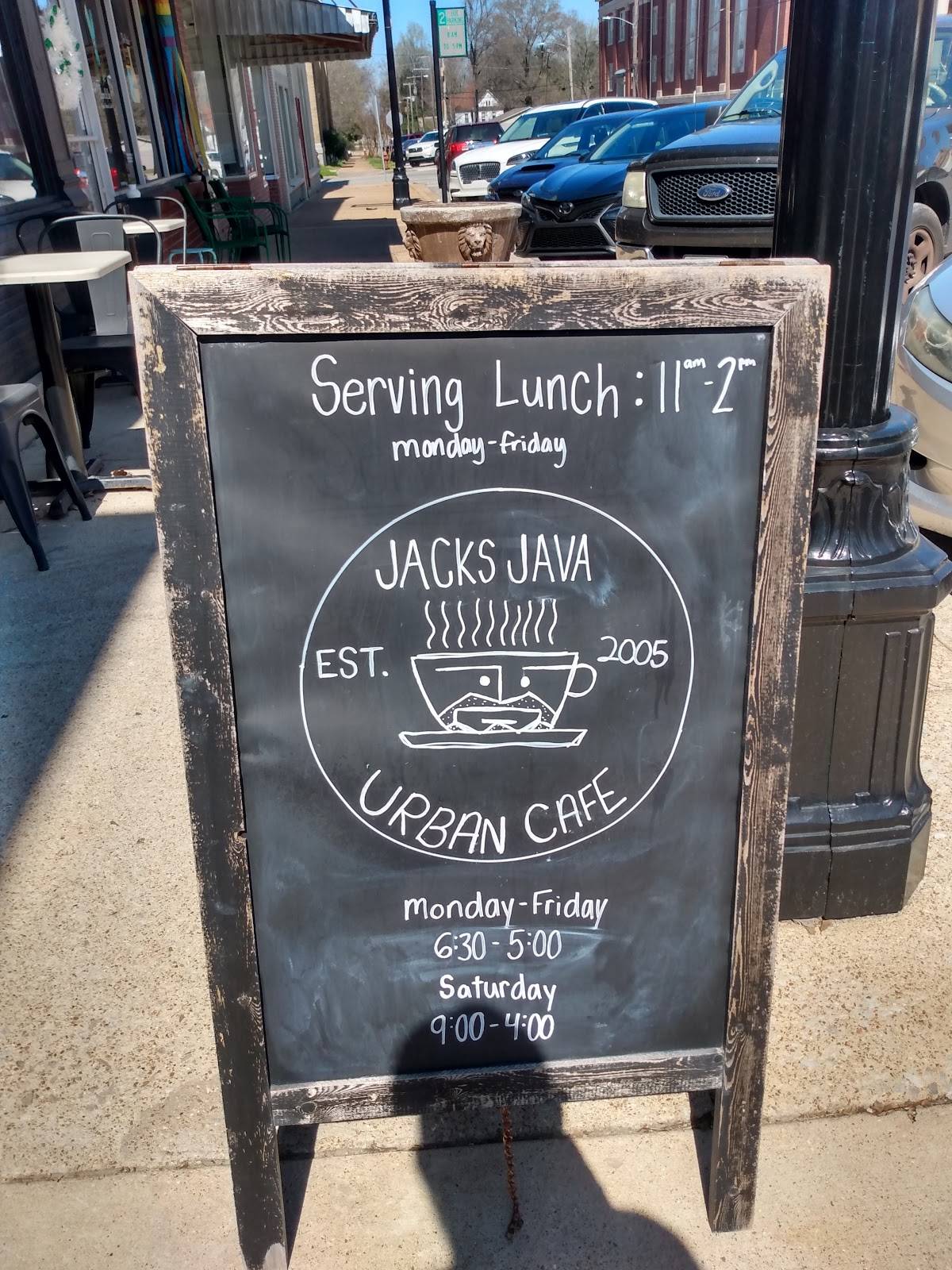 Menu at Jack's Java Urban Cafe, Paris