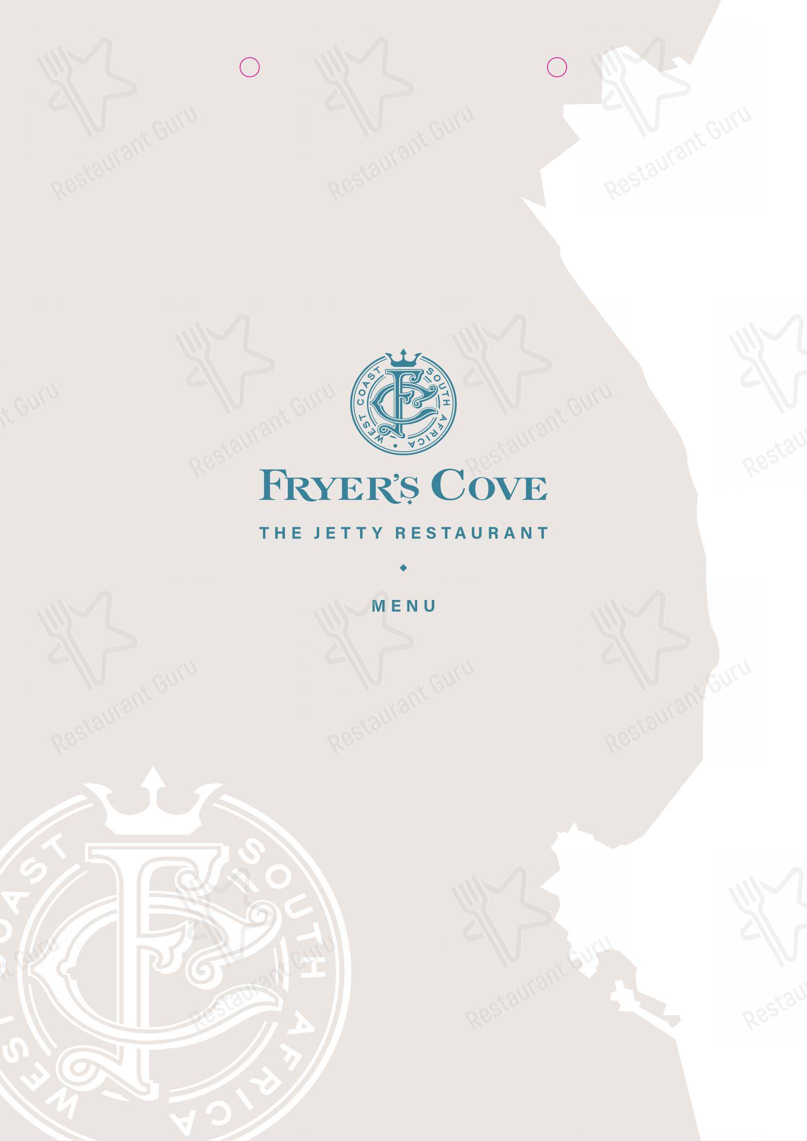 Menu at Jetty Restaurant, Doringbaai