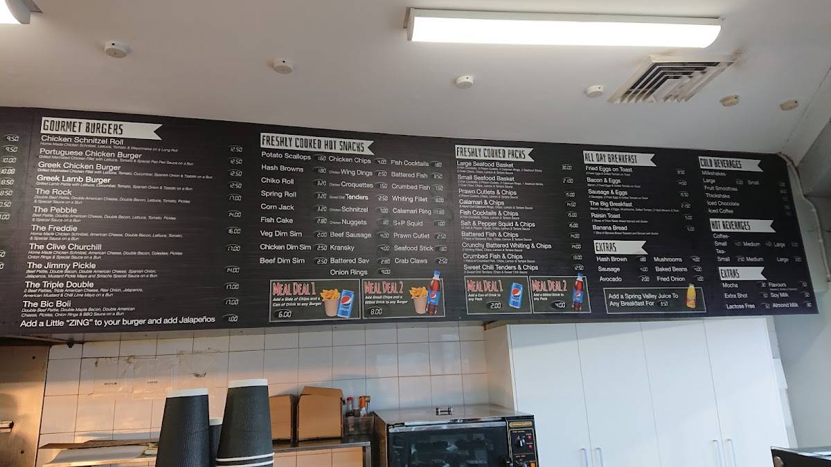 Menu at Jim & Harry's Lotsa Food cafe, Mount Colah