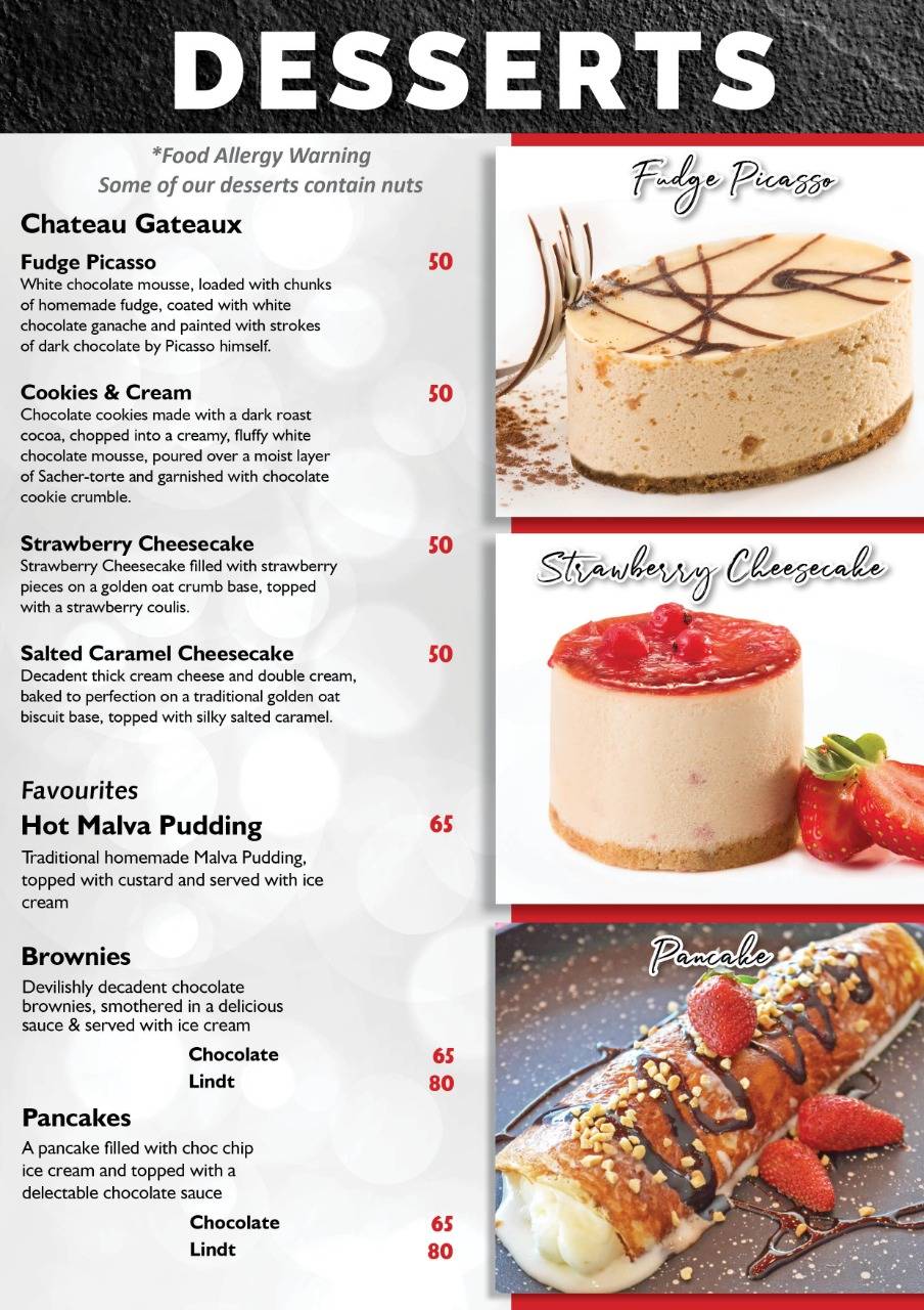 Menu at Jimmy's Killer Prawns Gateway restaurant, Umhlanga, Shop G340 ...