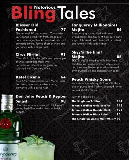 Menu at CAPPELLO NEWTOWN restaurant, Johannesburg, Newtown Junction