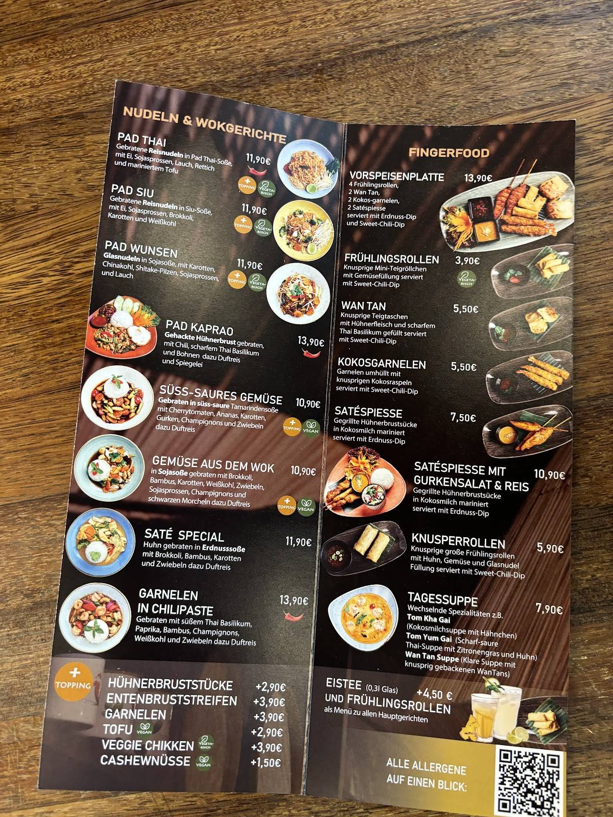 Speisekarte von KAIMUG Taste Thai Sendlinger Tor - Thailändisches ...