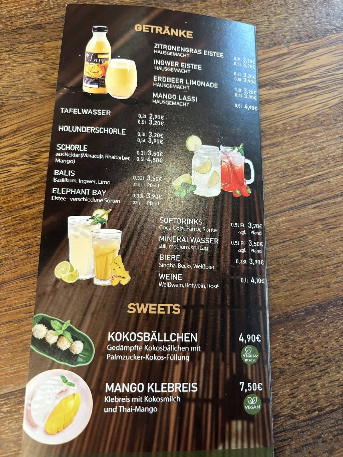Speisekarte von KAIMUG Taste Thai Sendlinger Tor - Thailändisches ...